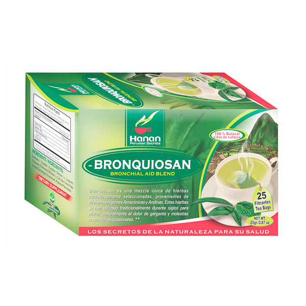 Bronquiosan Bronquial Aid Blend Natural Herbal Tea with Eucalyptus ...